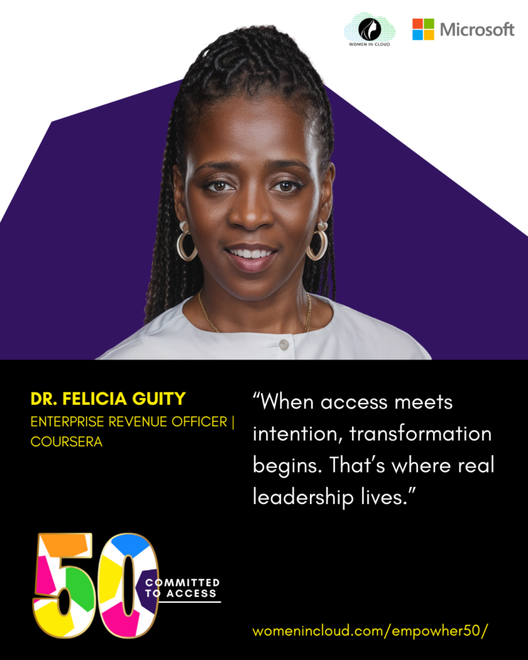#empowHER50 – Dr. Felicia Guity - Women in Cloud