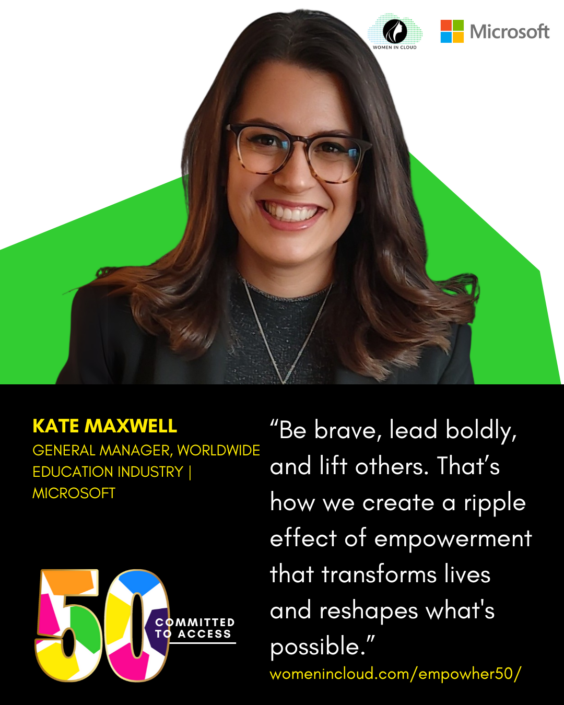 #empowHER50 – Kate Maxwell - Women in Cloud